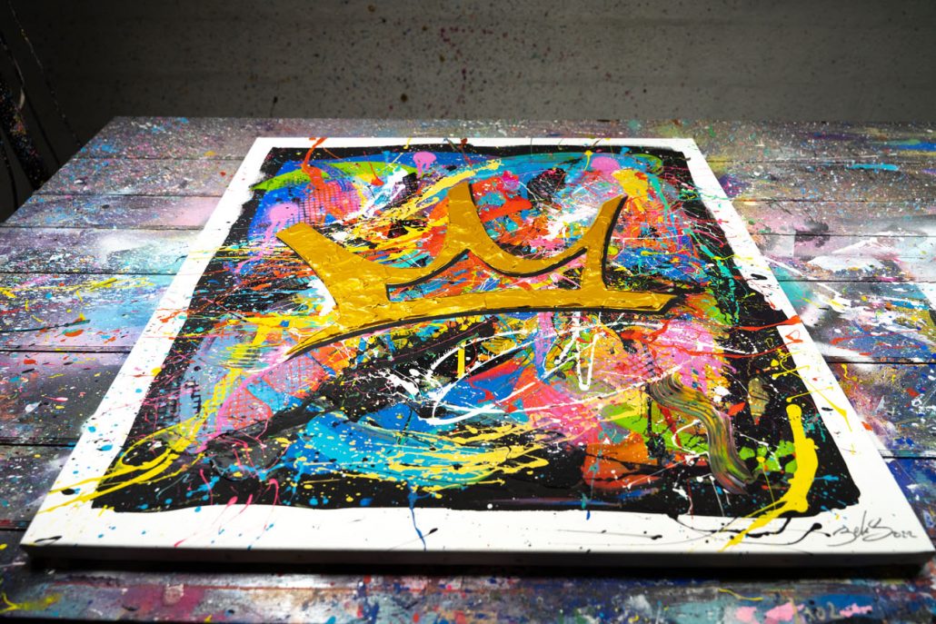 Pochoir Couronne Street Art / Graffiti – Haute qualité
