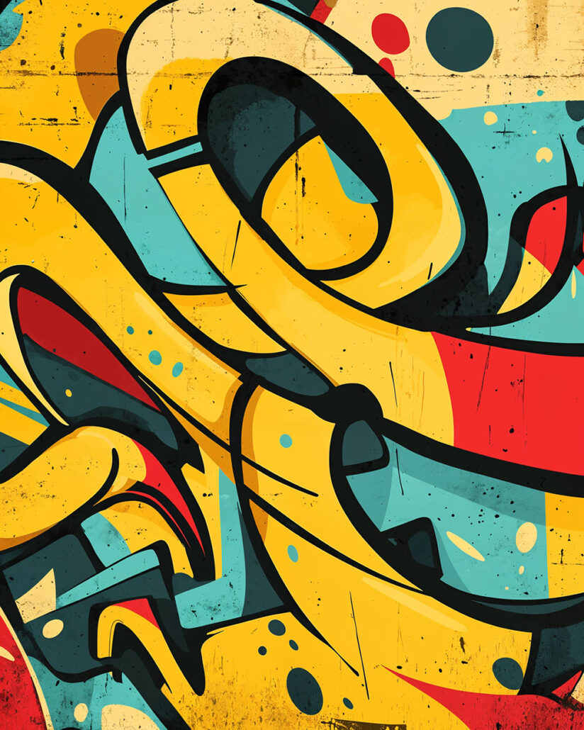 Pochoir Base Graffiti - Transformez vos créations avec un fond puissant